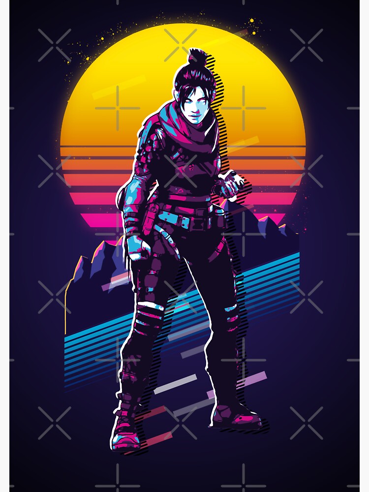 "Apex Legends - Wraith" Sticker for Sale by MnA-Designs | Redbubble