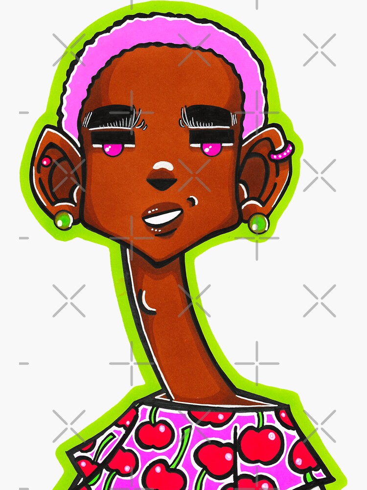 "Baz, 2022-2023 Dolls Collection, FoxArwen, Fantasy Pop" Sticker by ...