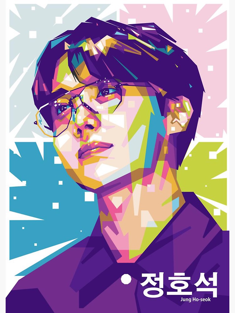 "BTS JHope" Sticker for Sale by loicfloyd222 | Redbubble
