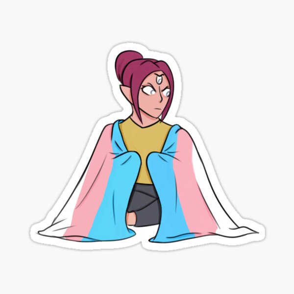 "Trans Boscha (The Owl House)" Sticker for Sale by SanaAmanda | Redbubble