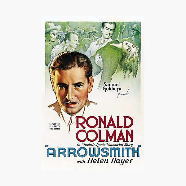 "Arrowsmith directed by John Ford starring Ronald Colman and Helen ...