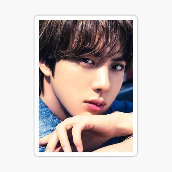 "Jin Bts " Sticker by loicfloyd222 | Redbubble