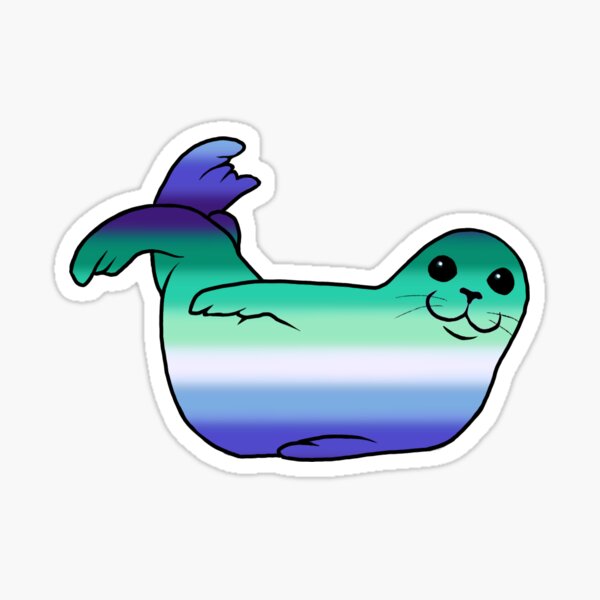 "Gay Pride Seal" Sticker for Sale by CoolCalicoBlue | Redbubble