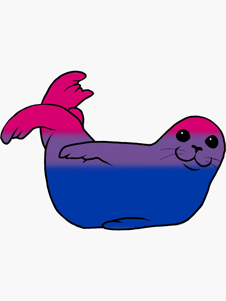 "Bi Pride Seal" Sticker for Sale by CoolCalicoBlue | Redbubble