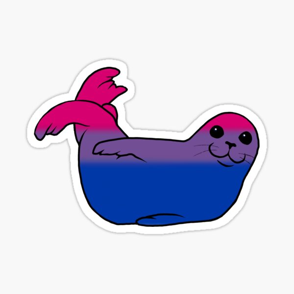 "Bi Pride Seal" Sticker for Sale by CoolCalicoBlue | Redbubble