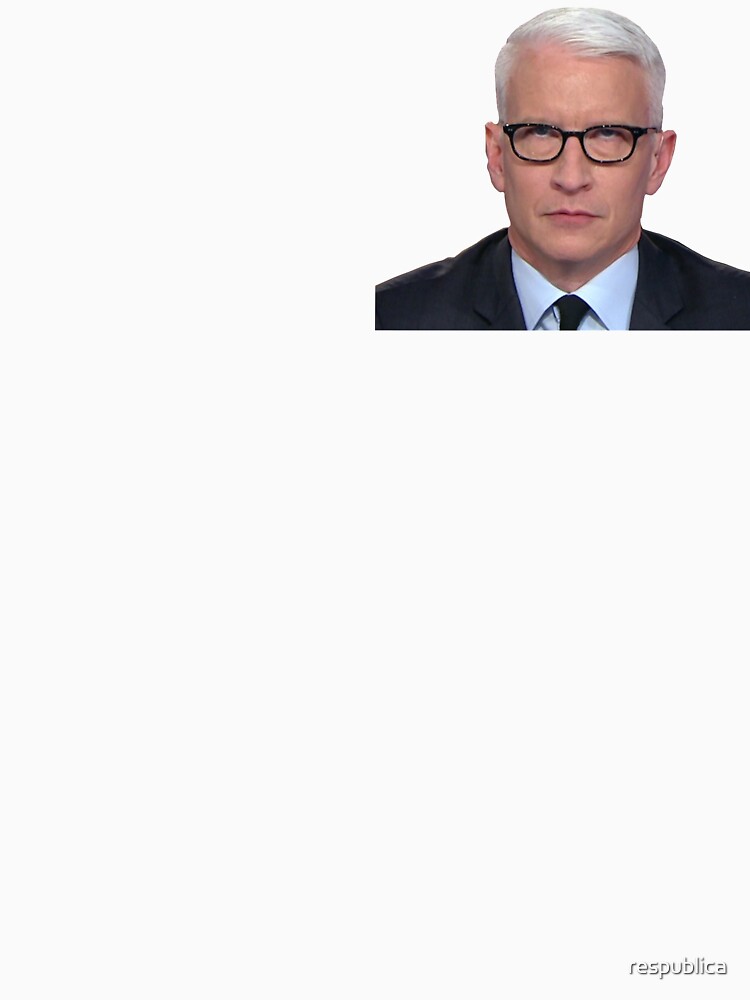 "Anderson Cooper Eye Roll " T-shirt for Sale by respublica | Redbubble ...