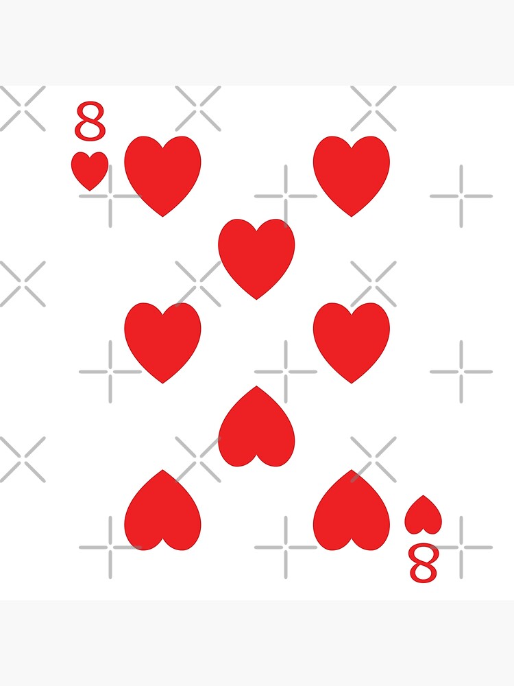 8 Heart Card Roses Birthday Card. 8 Colours. Gift Boxed Heart Card For