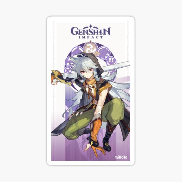 "Razor - Genshin Impact - card" Sticker by Daeira | Redbubble