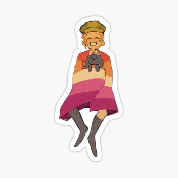 "[DGS Pride] Gina Lesbian Flag" Sticker for Sale by avetato | Redbubble