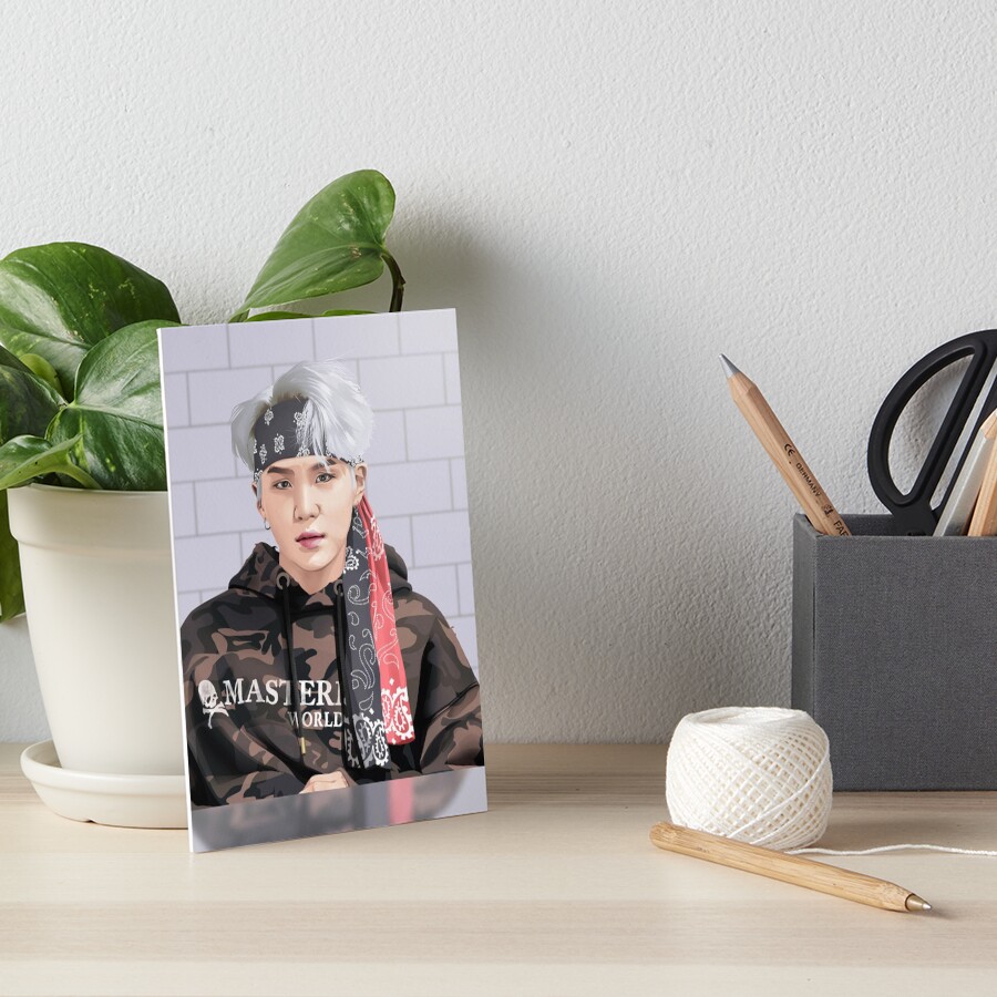 "BTS Suga Mic drop " Art Board Print by loicfloyd222 | Redbubble