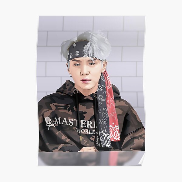 "BTS Suga Mic drop " Poster for Sale by loicfloyd222 | Redbubble