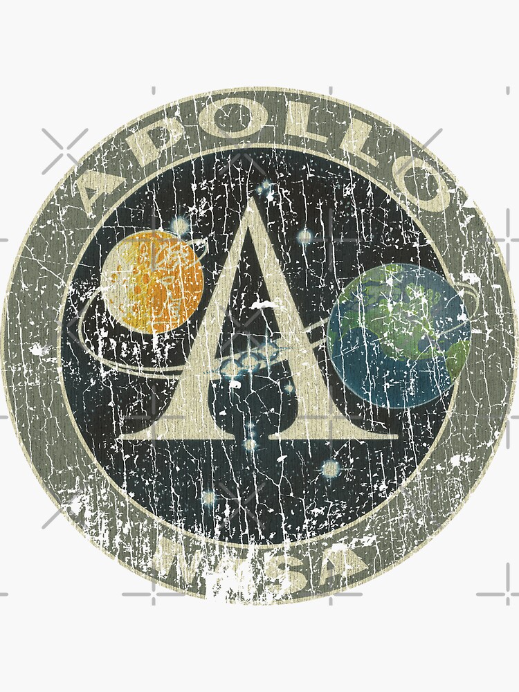 "Project Apollo 1961" Sticker for Sale by AstroZombie6669 | Redbubble
