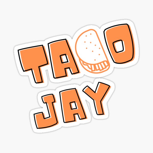 "Taco jay " Sticker for Sale by Daillyshopping | Redbubble