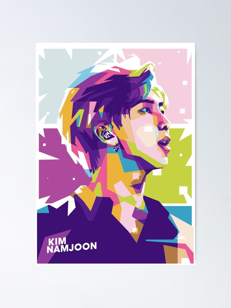 "BTS RM " Poster for Sale by loicfloyd222 | Redbubble