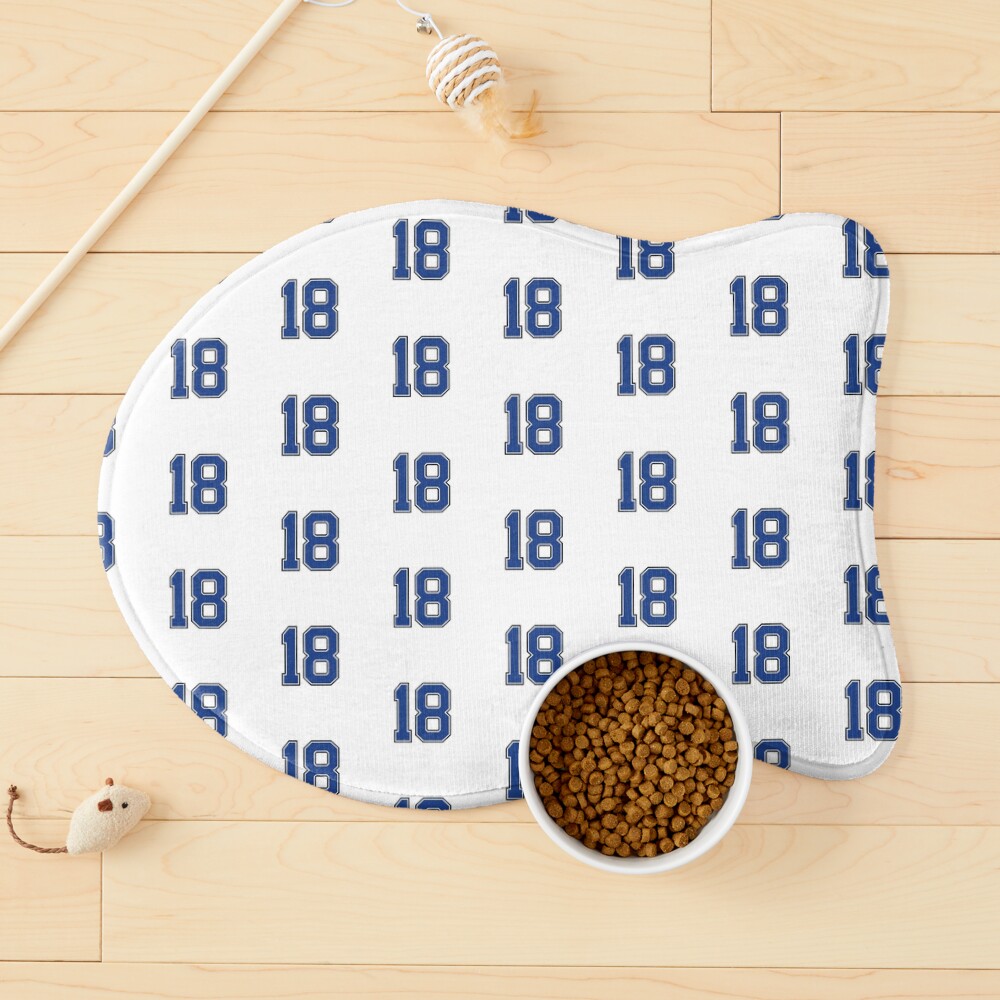 "Number 18 lucky sports jersey eighteen" Sticker for Sale by HeavyStyle ...