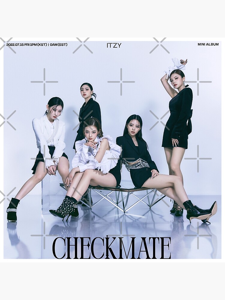 "ITZY CHECKMATE " Art Print for Sale by ArtbyTaetan | Redbubble