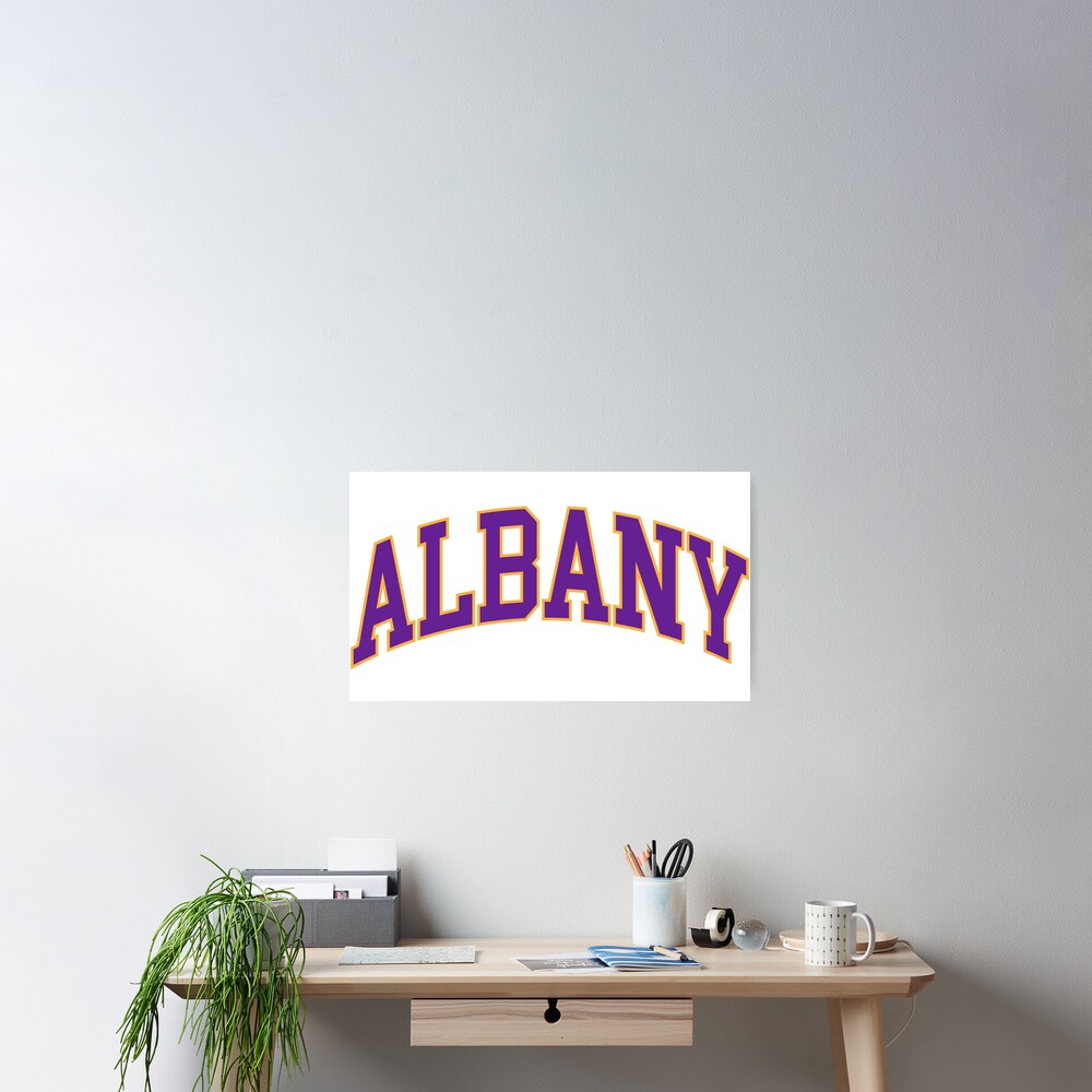 "ualbany - college font curved" Poster for Sale by scollegestuff ...