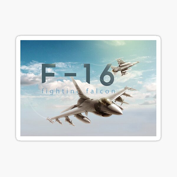 "F-16 Fighting Falcon" Sticker by rott515 | Redbubble