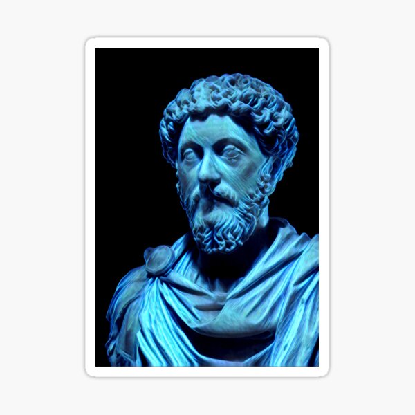 "Marcus Aurelius Artwork " Sticker for Sale by Suyogsonar25 | Redbubble