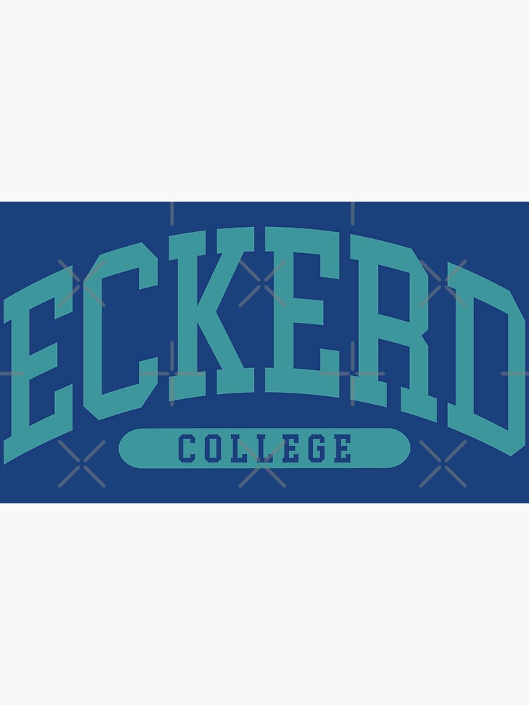 "eckerd - college font curved" Poster for Sale by scollegestuff | Redbubble
