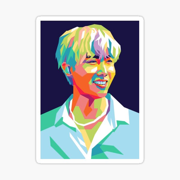 "Jhope BTS " Sticker for Sale by loicfloyd222 | Redbubble