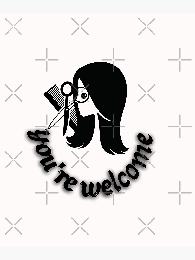 "welcome to the beauty salon." Poster for Sale by wakrimoo | Redbubble
