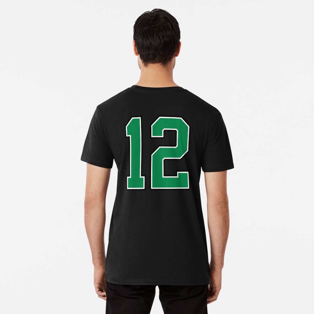 "12 number, green lucky sports twelve" Sticker for Sale by ArtIsParty ...