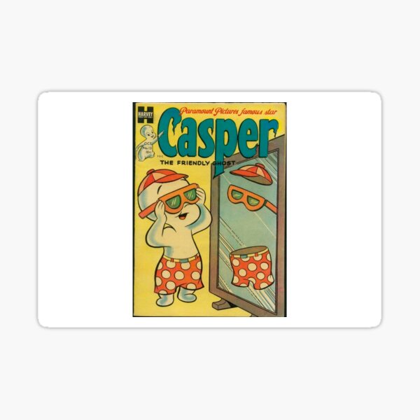 "Casper - vintage comic" Sticker for Sale by auroragalavis | Redbubble
