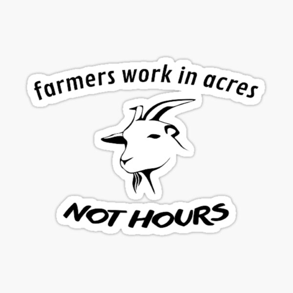 We Work In Acres Not Hours T Shirt Softstyle T Shirt Cute Funny