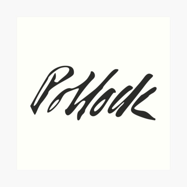 "jackson pollock signature" Art Print for Sale by Tangoflow | Redbubble