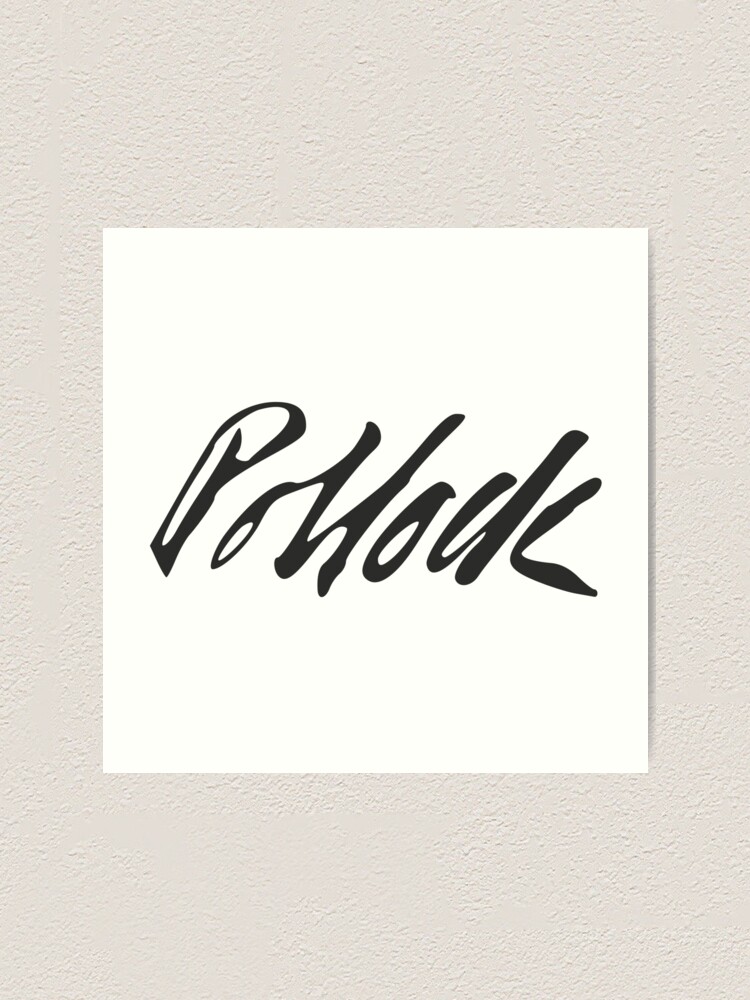 "jackson pollock signature" Art Print for Sale by Tangoflow | Redbubble