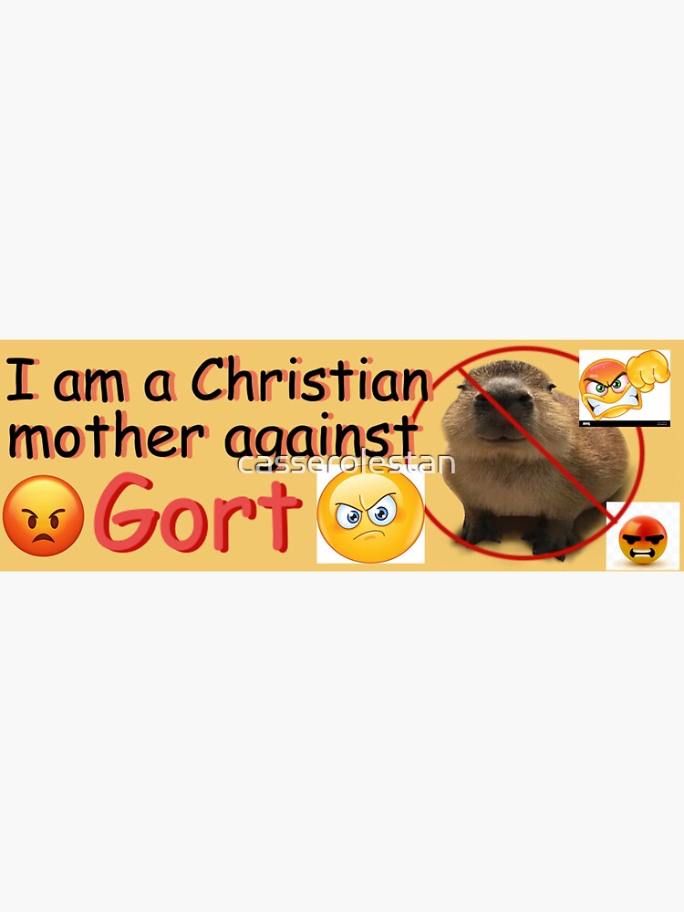 "gort " Sticker for Sale by casserolestan | Redbubble