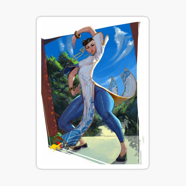 "Chun-Li" Sticker for Sale by DashXero | Redbubble