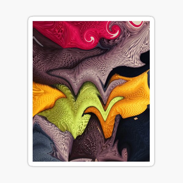 " Abstract art Trending" Sticker for Sale by TeamJoks | Redbubble