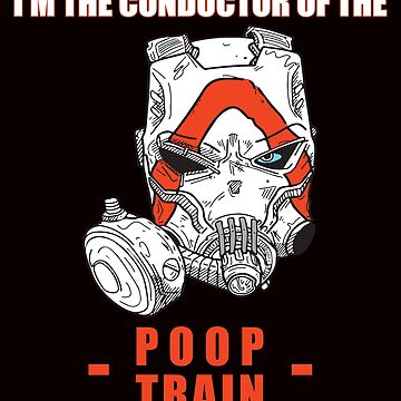 "I'M THE CONDUCTOR OF THE POOP TRAIN KRIEG" Essential T-Shirt for Sale ...