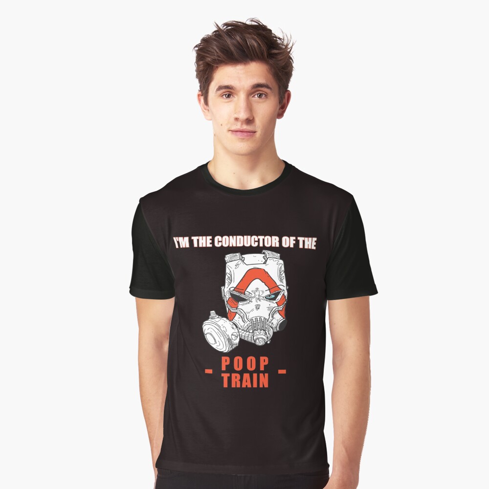 "I'M THE CONDUCTOR OF THE POOP TRAIN KRIEG" Essential T-Shirt for Sale ...