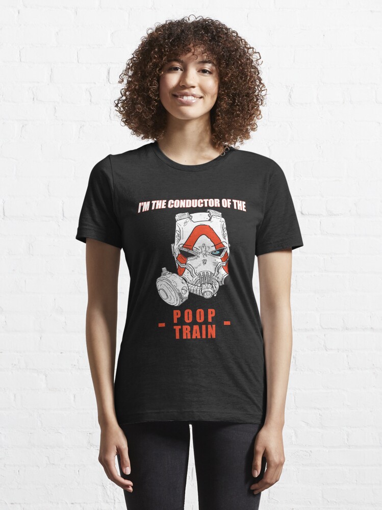 "I'M THE CONDUCTOR OF THE POOP TRAIN KRIEG" Essential T-Shirt for Sale ...