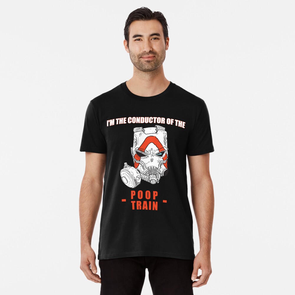"I'M THE CONDUCTOR OF THE POOP TRAIN KRIEG" Essential T-Shirt for Sale ...