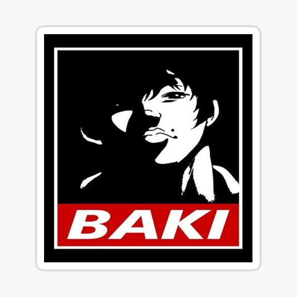 " baki hanma sticker" Sticker for Sale by HassanTB | Redbubble