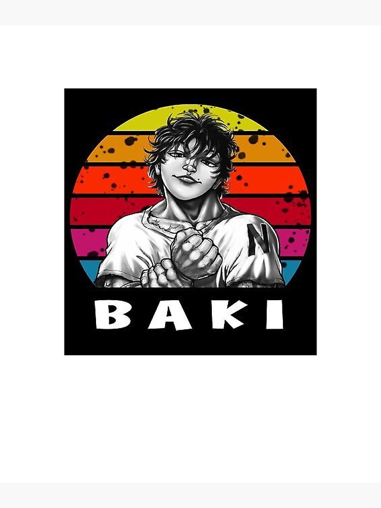 " baki hanma sticker" Poster for Sale by HassanTB | Redbubble
