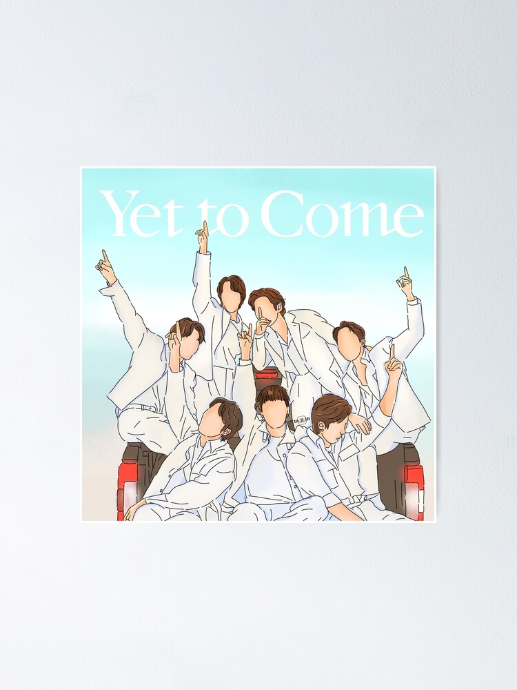 "BTS YET TO COME " Poster for Sale by ayshatazin | Redbubble