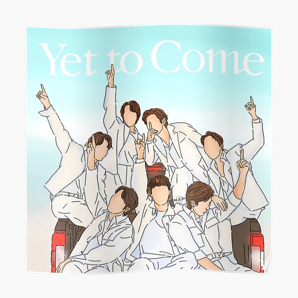 "BTS YET TO COME " Poster for Sale by ayshatazin | Redbubble
