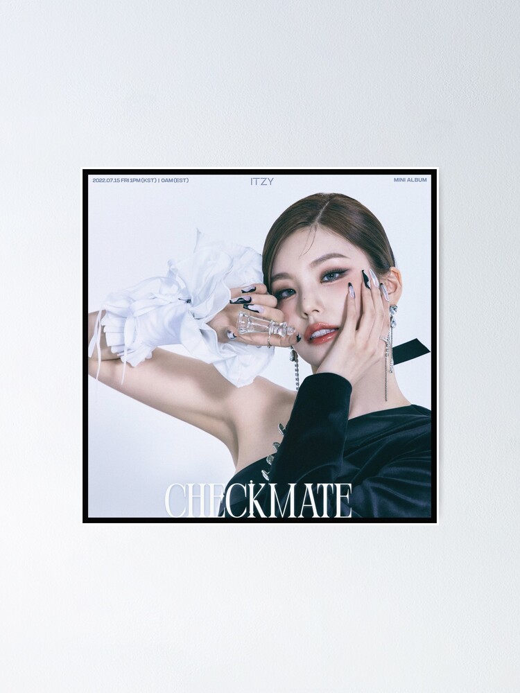 "YEJI ITZY - CHECKMATE CONCEPT PHOTO " Poster for Sale by Kpop-IN-and ...