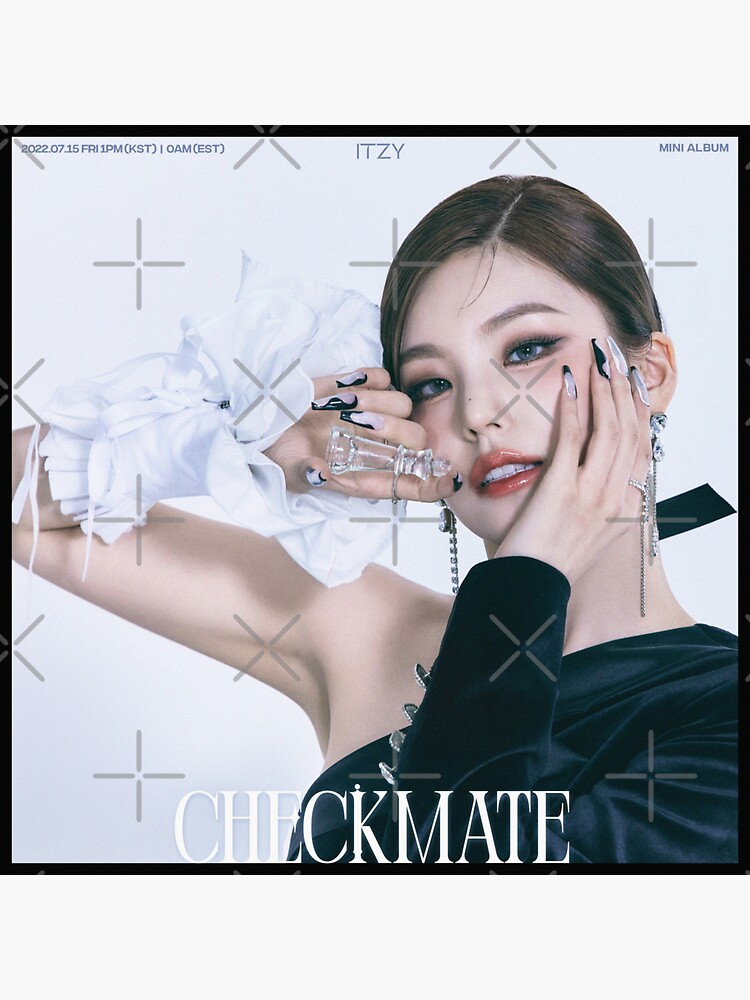 "YEJI ITZY - CHECKMATE CONCEPT PHOTO " Sticker for Sale by Kpop-IN-and ...
