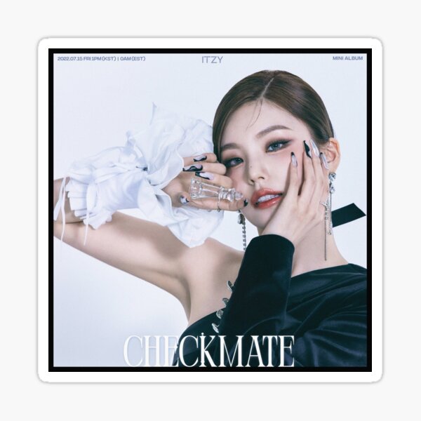 "YEJI ITZY - CHECKMATE CONCEPT PHOTO " Sticker for Sale by Kpop-IN-and ...