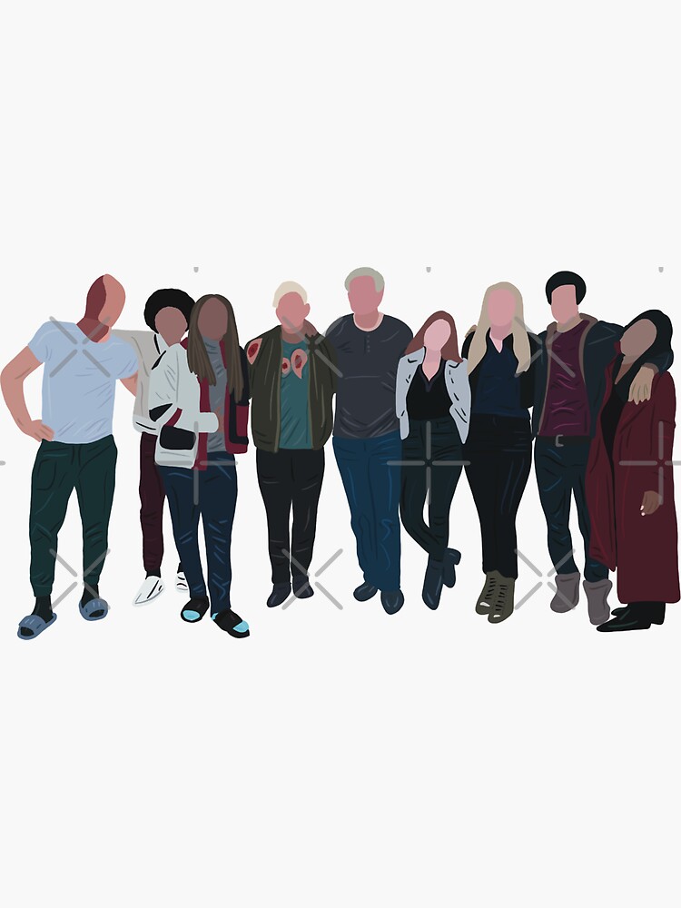 "Legacies cast #1" Sticker for Sale by Rosadarose | Redbubble