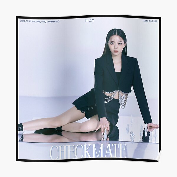 "YUNA ITZY - CHECKMATE CONCEPT PHOTO " Poster for Sale by Kpop-IN-and ...