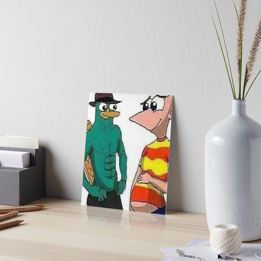 "Pregnant Phineas Meme " Poster for Sale by Greg Heffley | Redbubble