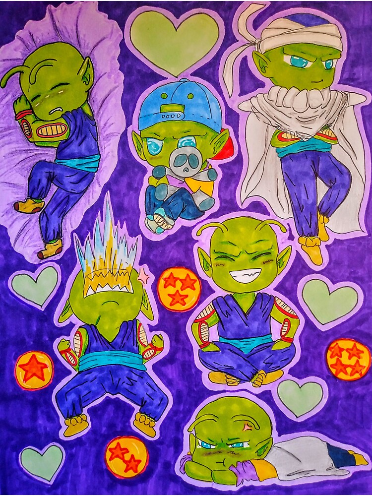 "Chibi Piccolo" Sticker for Sale by CheySmith13 | Redbubble