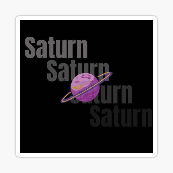 "Saturn" Sticker for Sale by ThounderShop | Redbubble